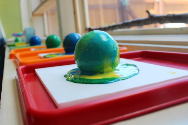 scrumdilly-do!: painting on a sphere round 2