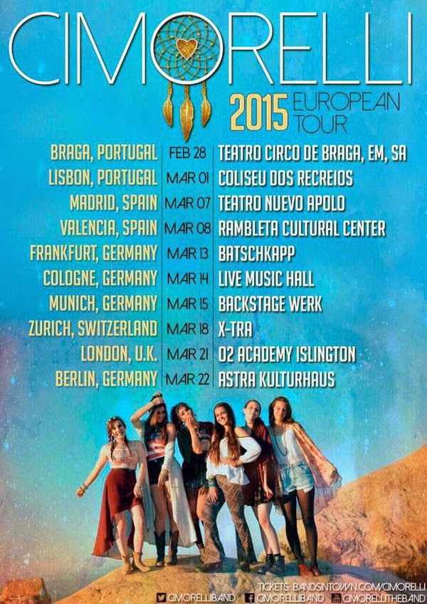 Blog About Cimorelli : Cimorelli 2015 Tour Guide