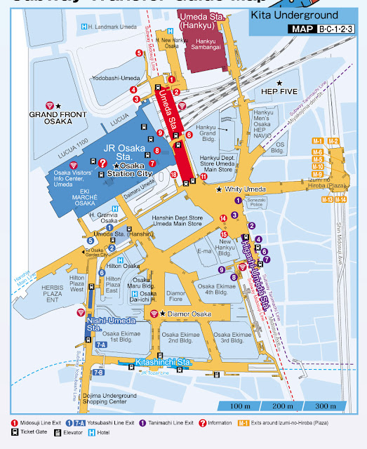 Shopping around Umeda and Osaka Station - Osaka, Japan