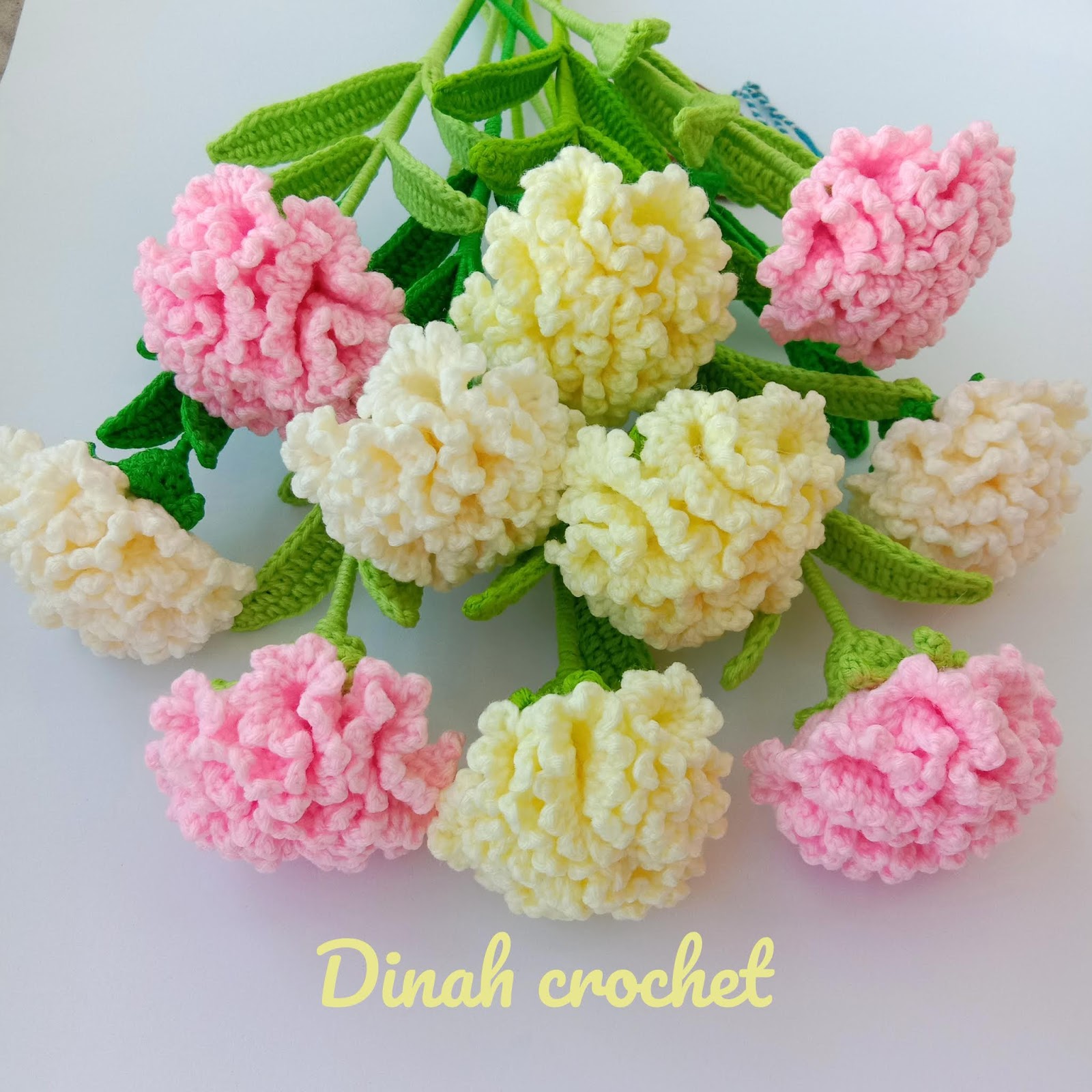 Dinah Crochet: Bunga carnation