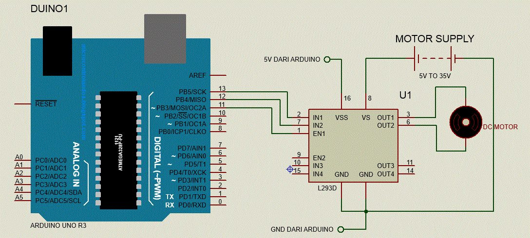 litarprojek2u: Tutorial 5 - Motor Control - Forward Reverse PART 2