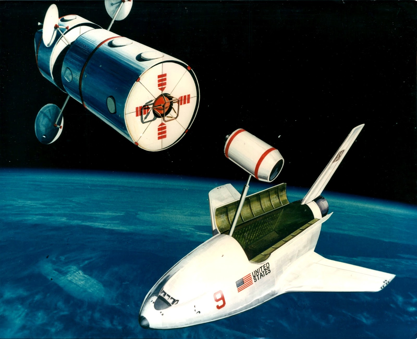 My Space Museum: Early Space Shuttle concept art