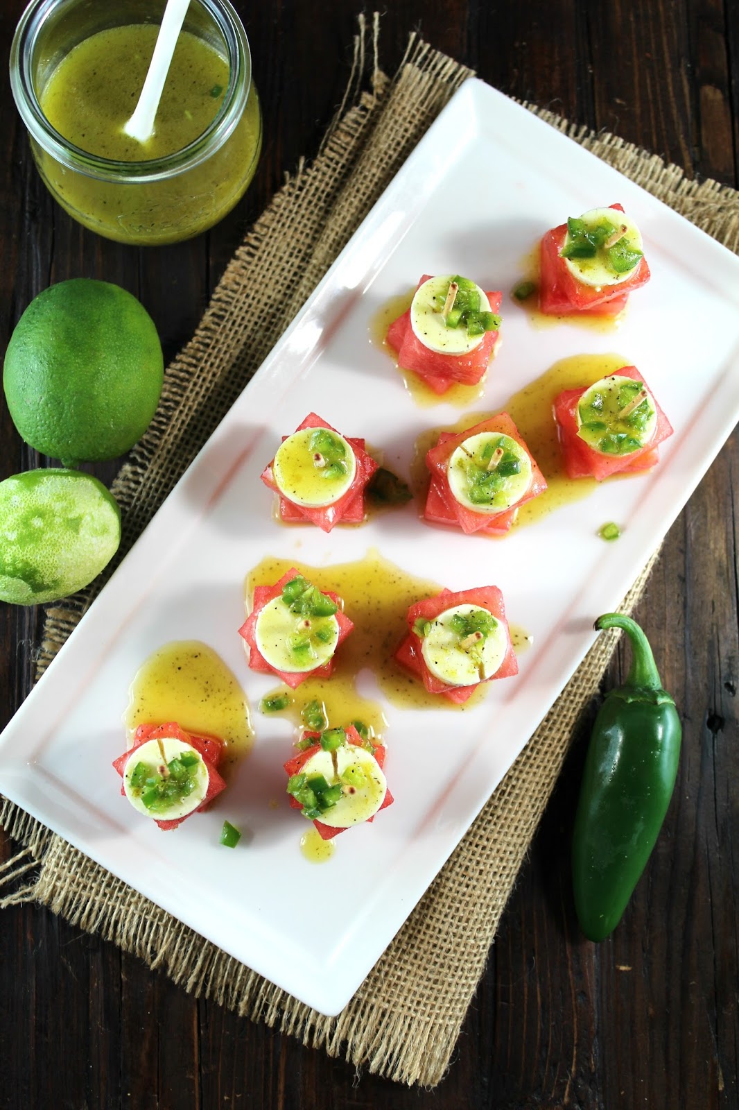 Authentic Suburban Gourmet: Watermelon Bites with Jalapeno Lime ...