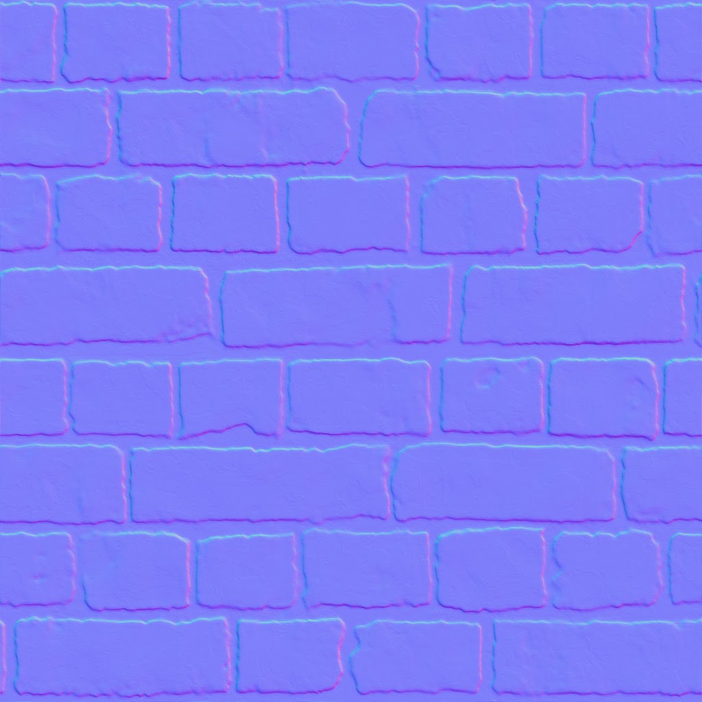 Game Texture Development: Seamless brick texture progress
