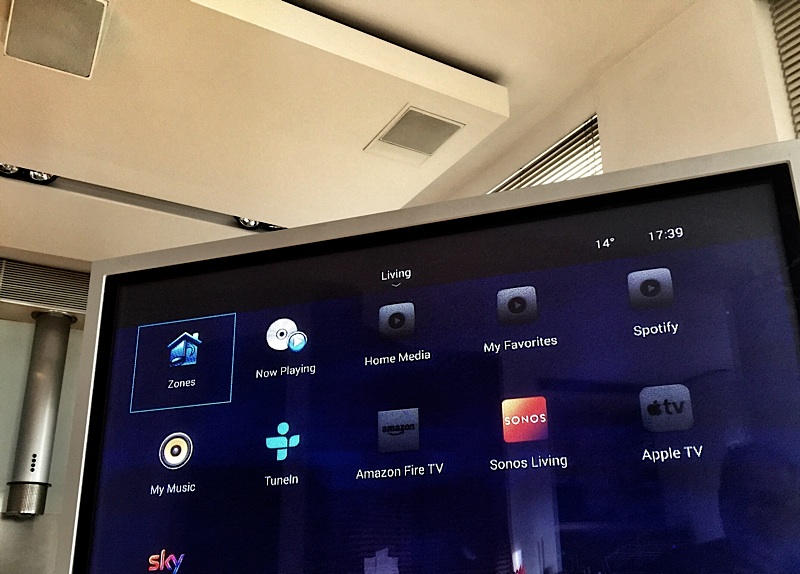 AV installation by M.E.G.A. AV * London UK: Control4 rack