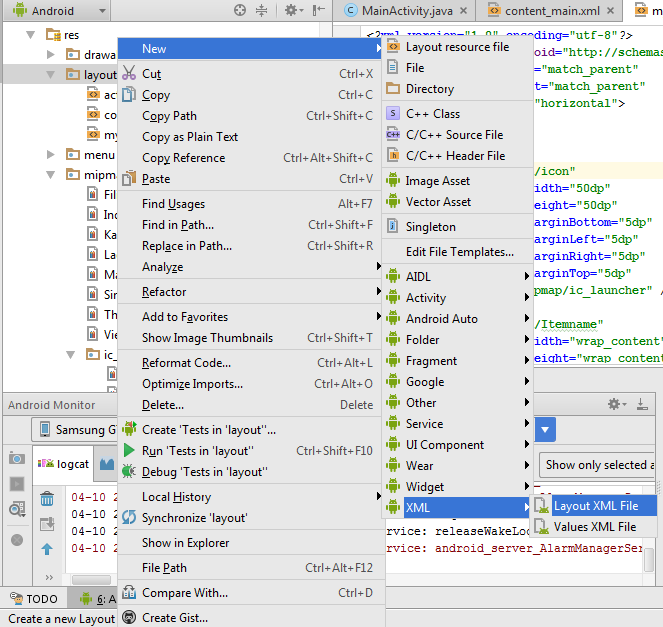 Contoh Android Custom ListView untuk menampilkan Image dan Text