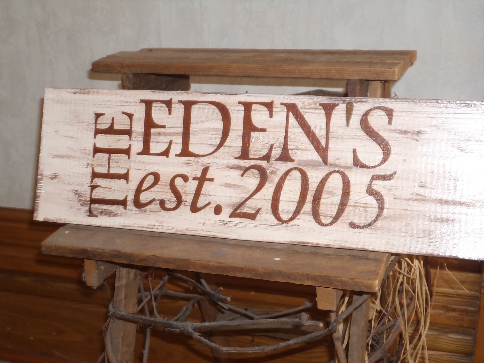 A Bit of Country: Established Family Name Signs