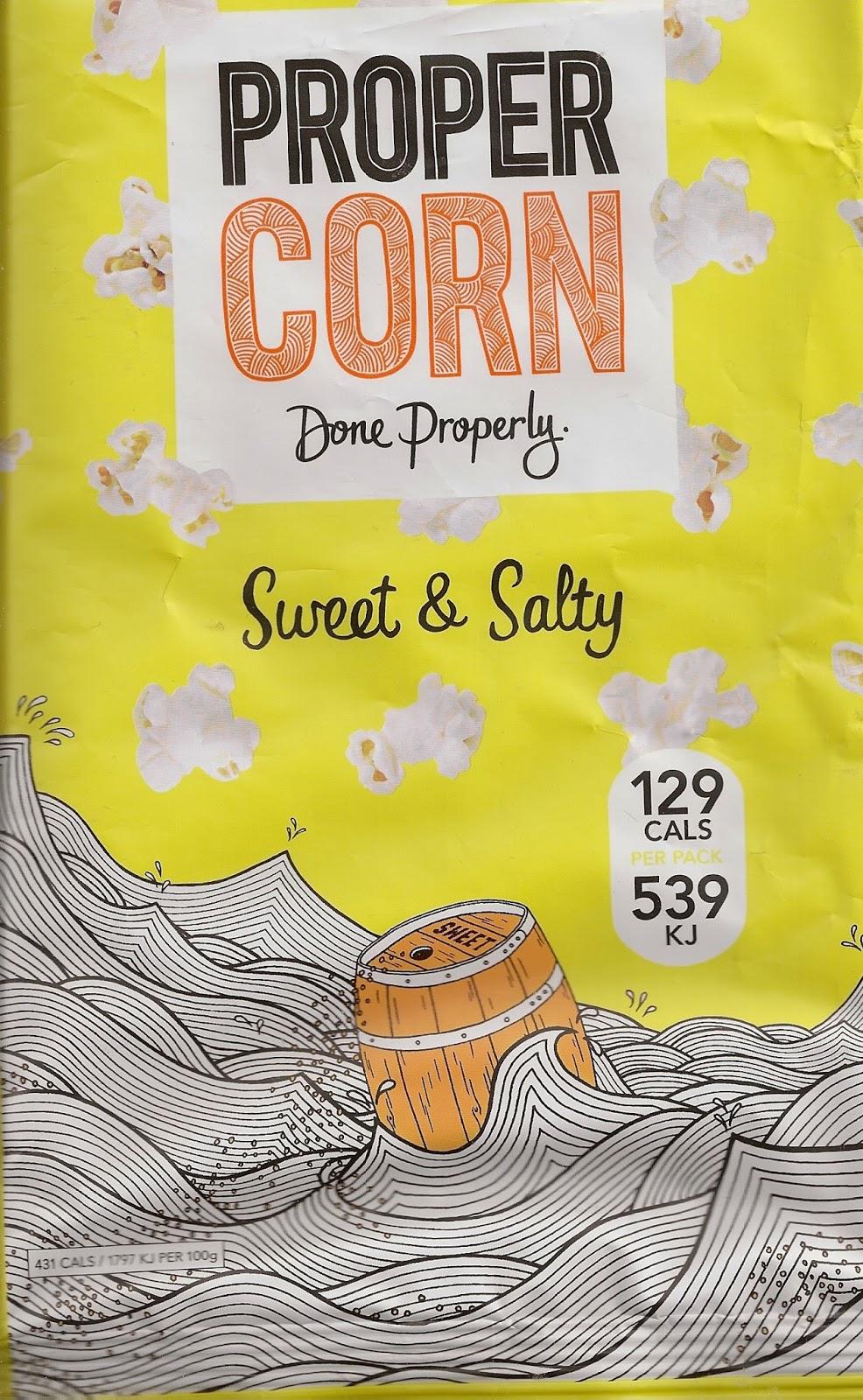 Cheeseburger Crisps & Other Stories: Propercorn Sweet & Salty Popcorn