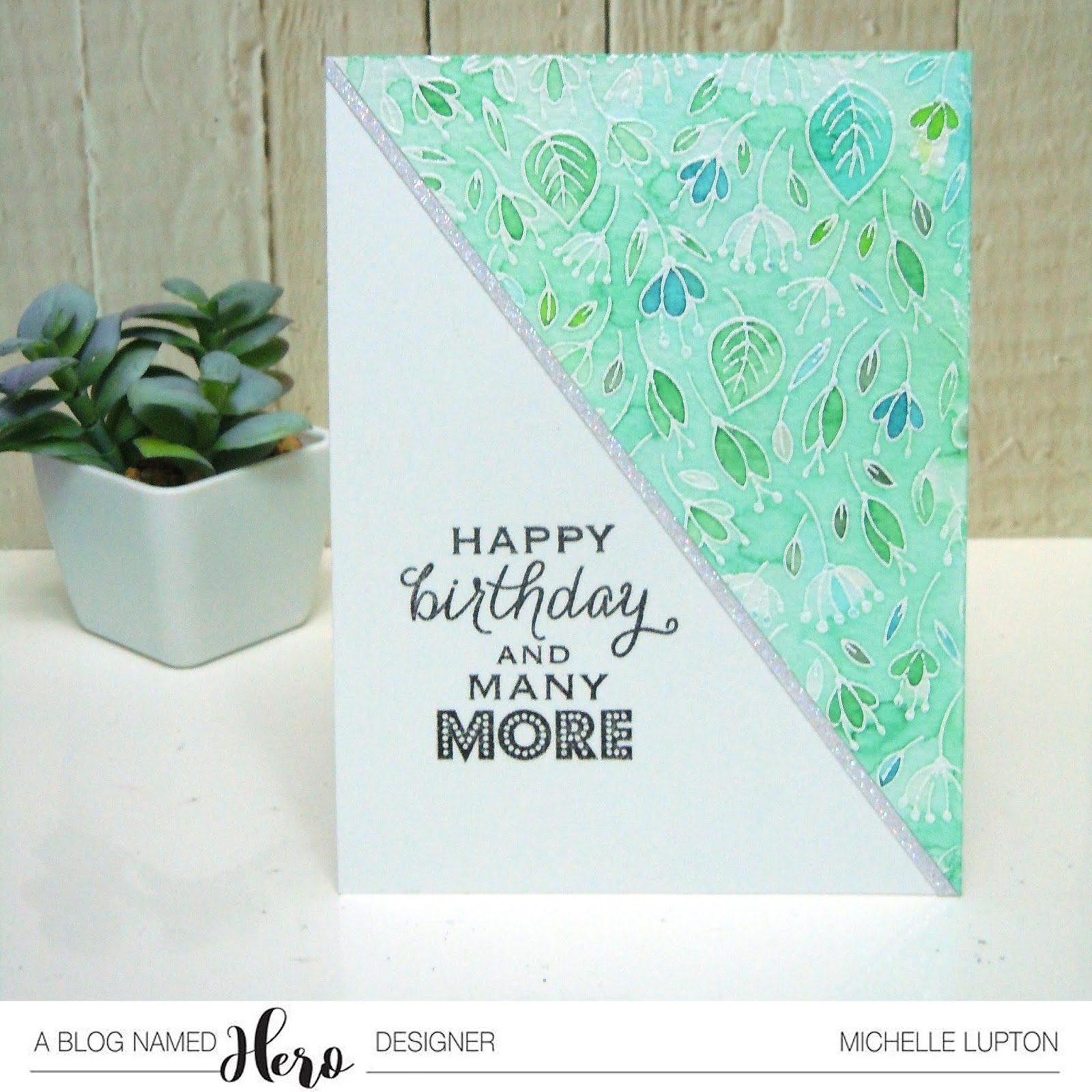 Handmade by Michelle: Birthday at A Blog Named Hero
