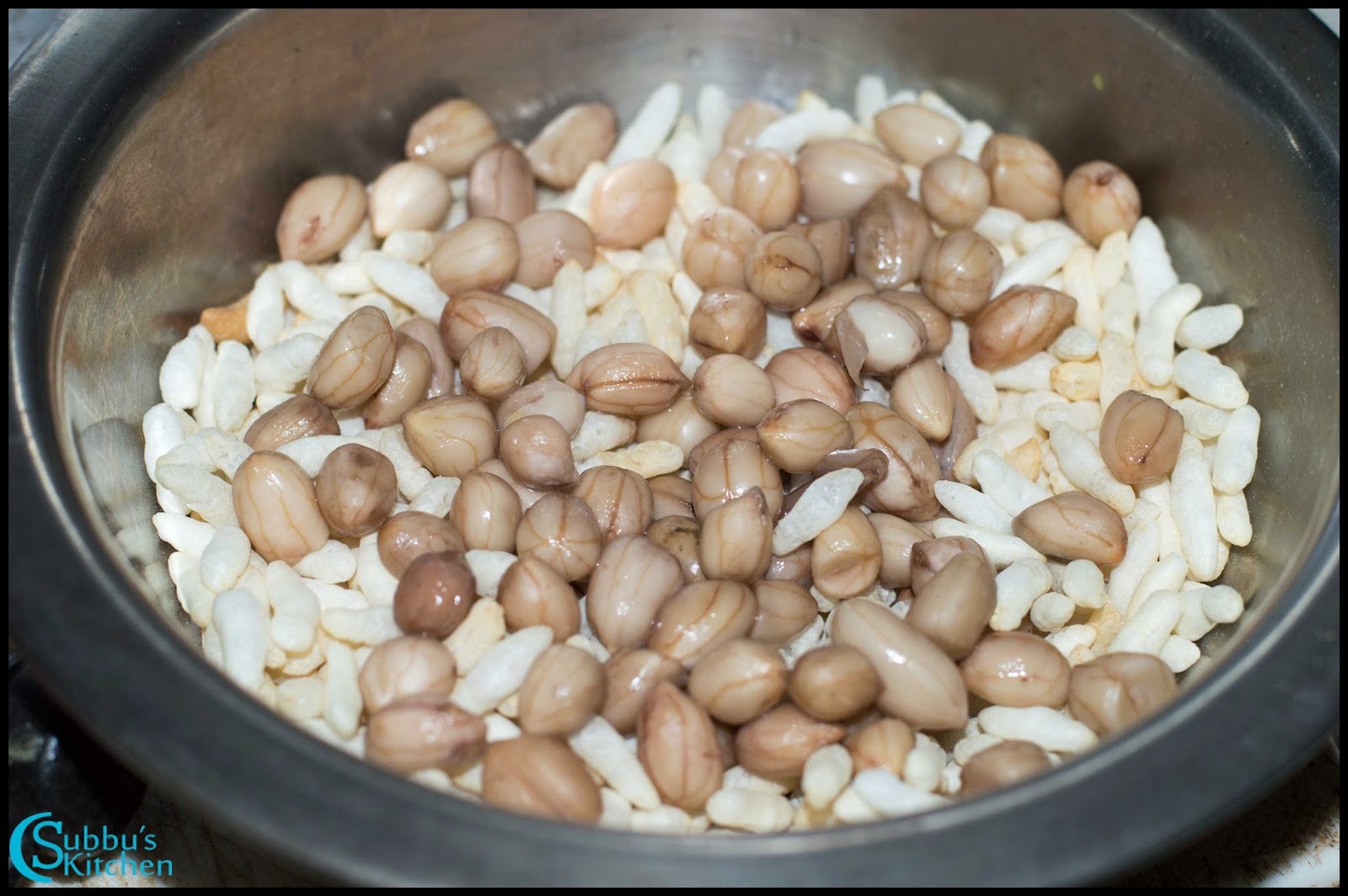 Beach Style Pori Recipe - Subbus Kitchen