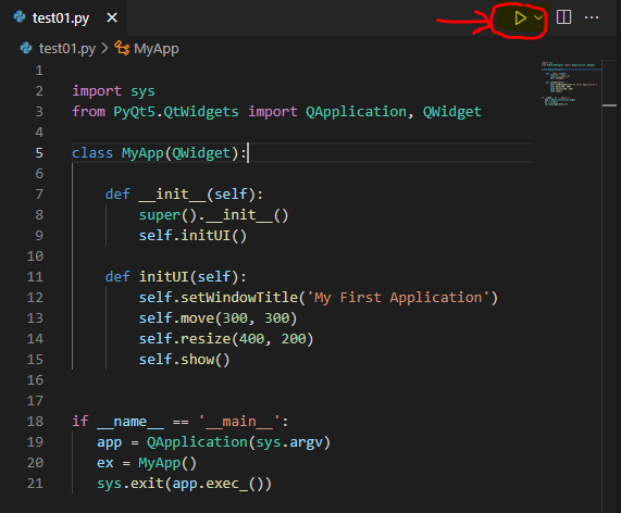 VS Code에서 Python 과 Qt5 사용하기 ~ Amos's MEMO
