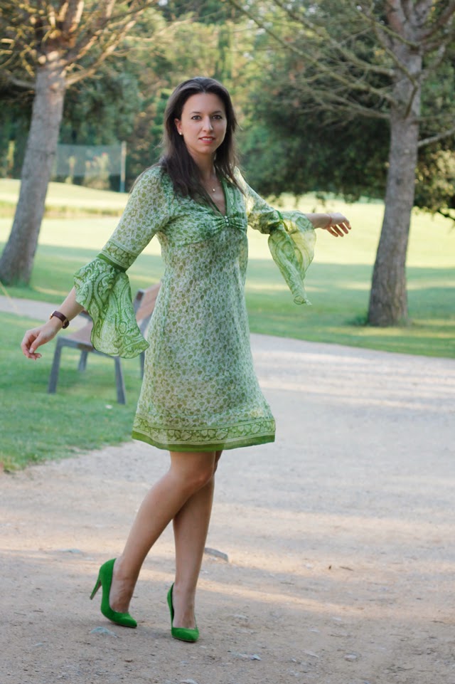 Green ruffles - SUGAR LANE