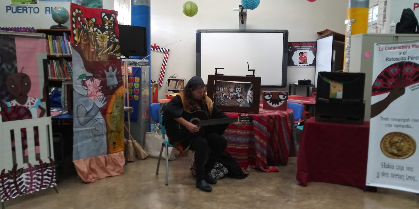 Biblioteca Ana Vizcarrondo de Túa: María Chuzema nos visita