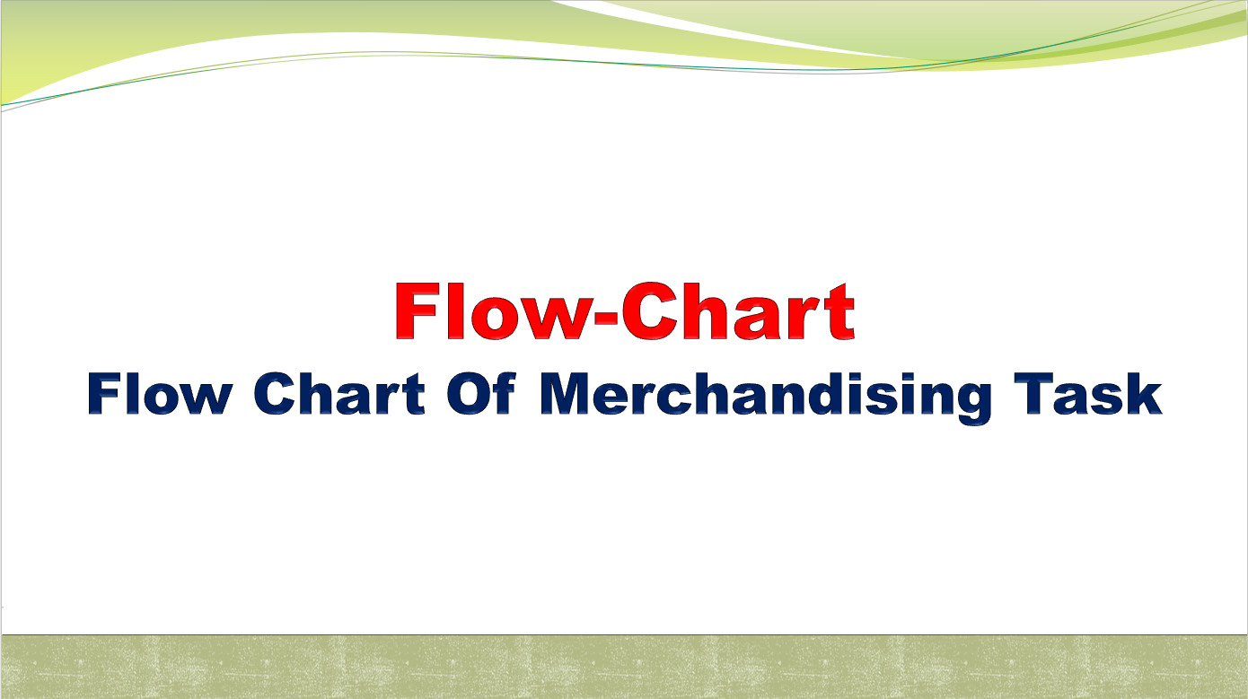 Merchandising Process Flow Chart