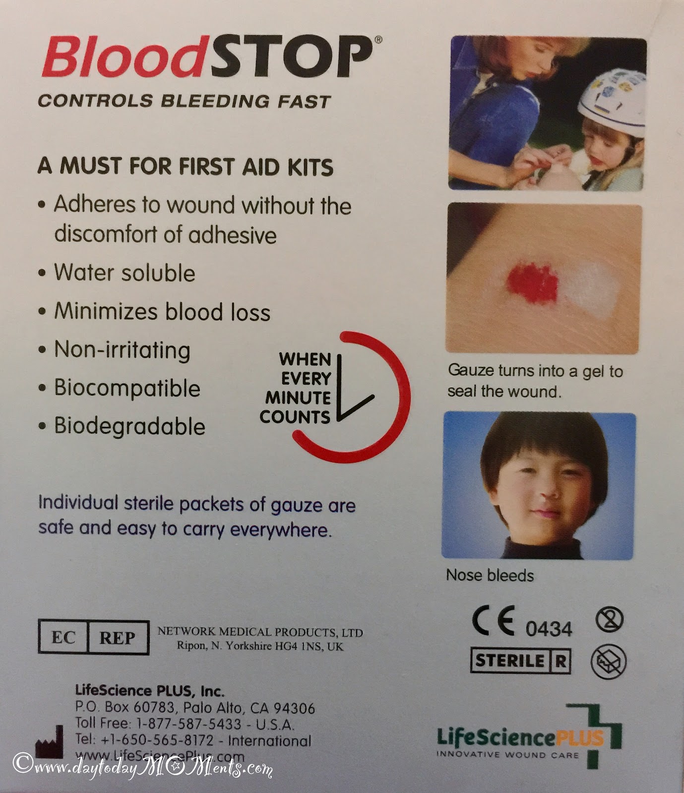 day to day MOMents: Add BloodSTOP to Your First Aid Kit Today ...