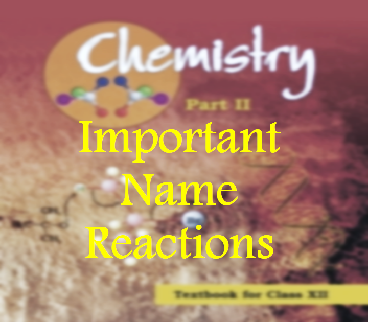 Important Name Reactions Class 12