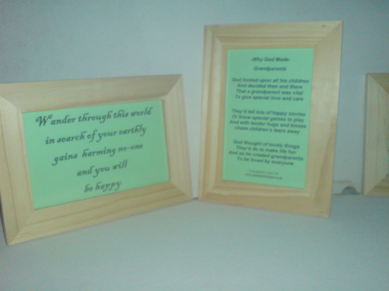 Jimmy's Blog: Poetic sayings in a lovely Frame.