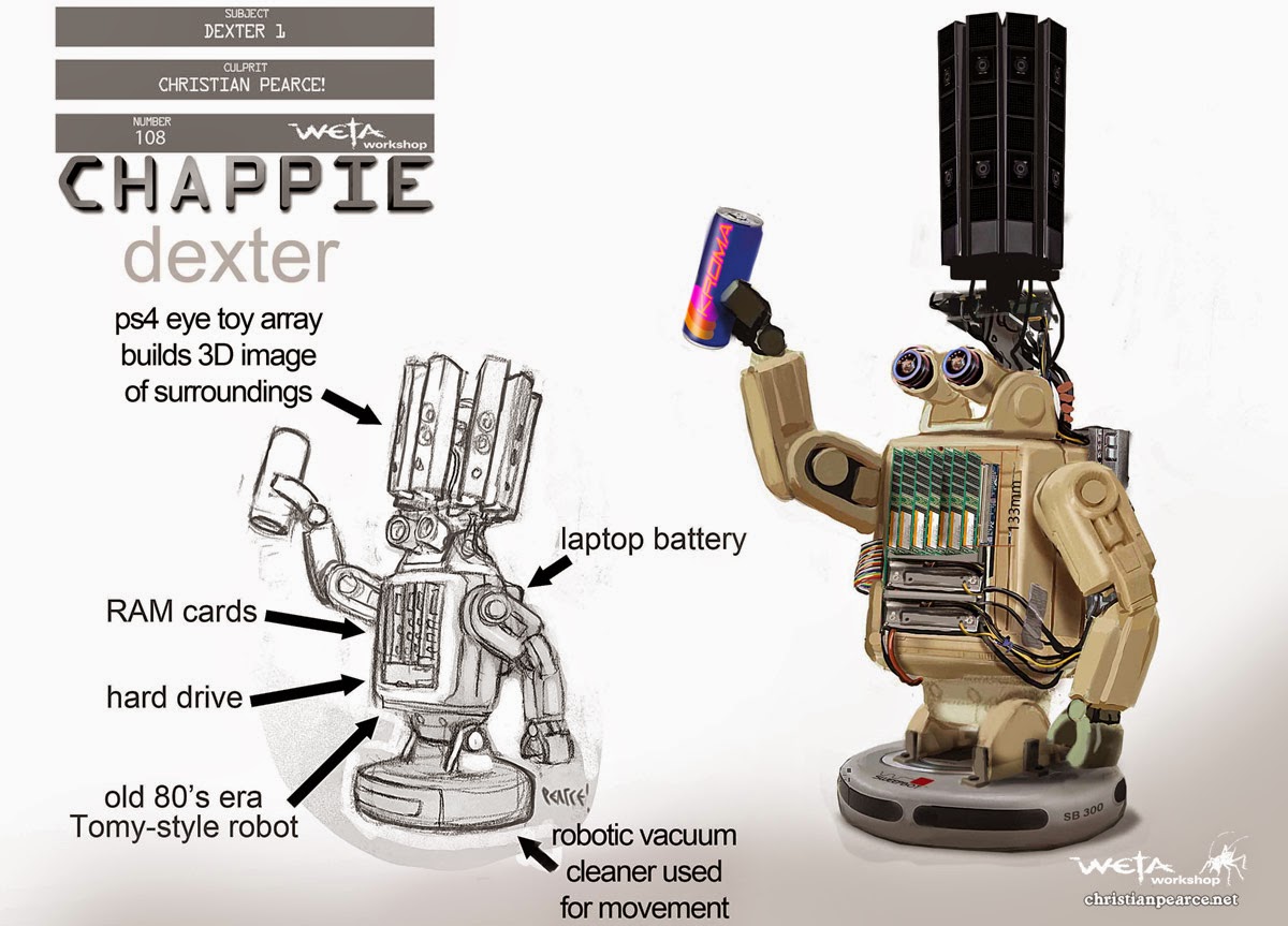 Christian Pearce: Chappie Concept Art - part 2!