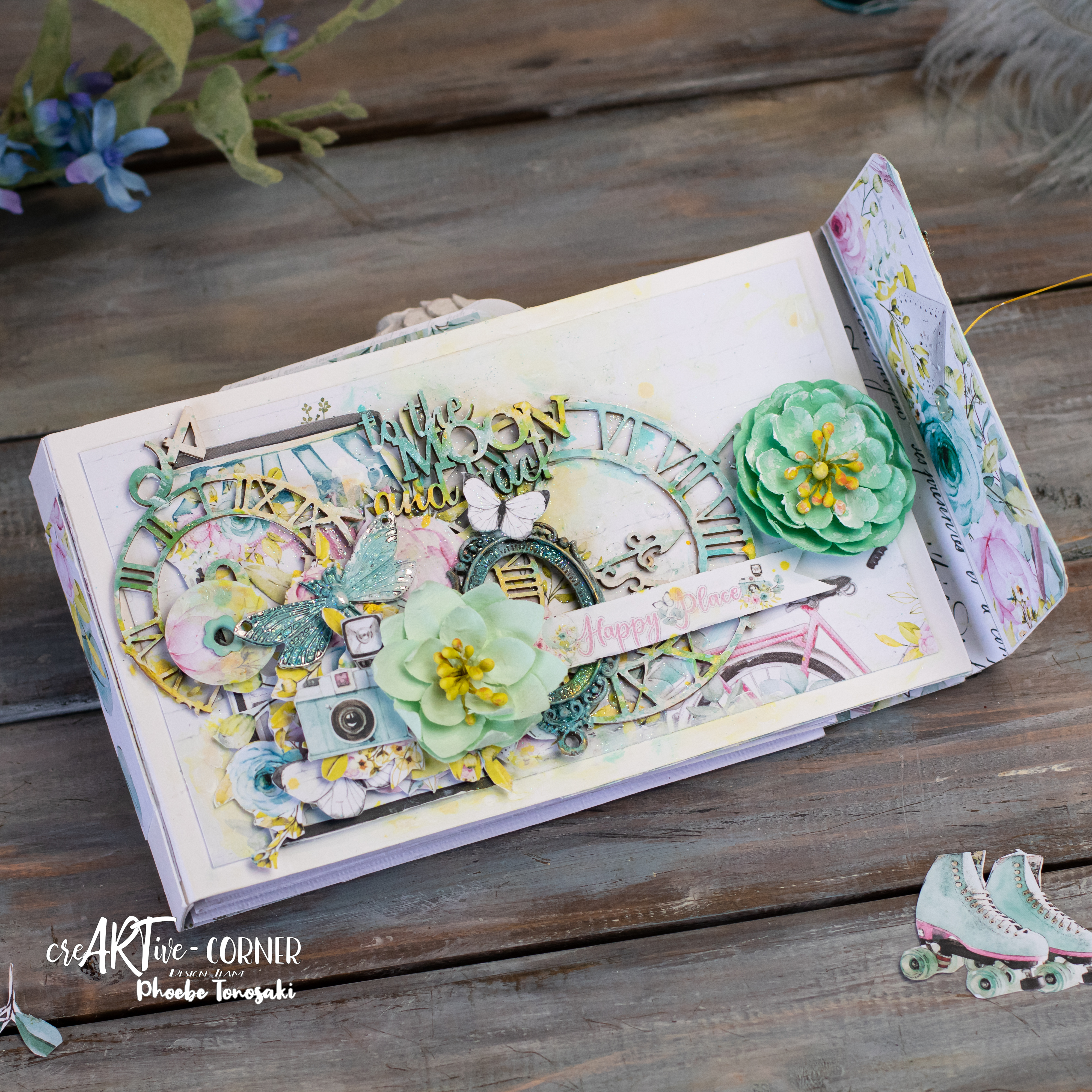 Phoebe Tonosaki - Mixed Media Artist & Instructor: Gatefold Mini Album ...