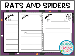 1st Grade Hip Hip Hooray!: Bats and Spiders...Informational Text