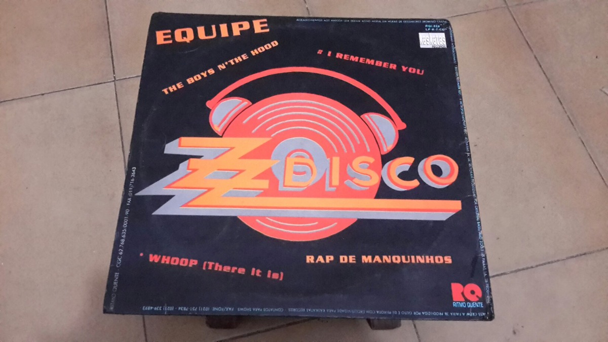 ZZ CLUB - 1993 - ZZ DISCO E A COISA (LP RQI-024) KASKATAS RECORDS - Site Funk antigo