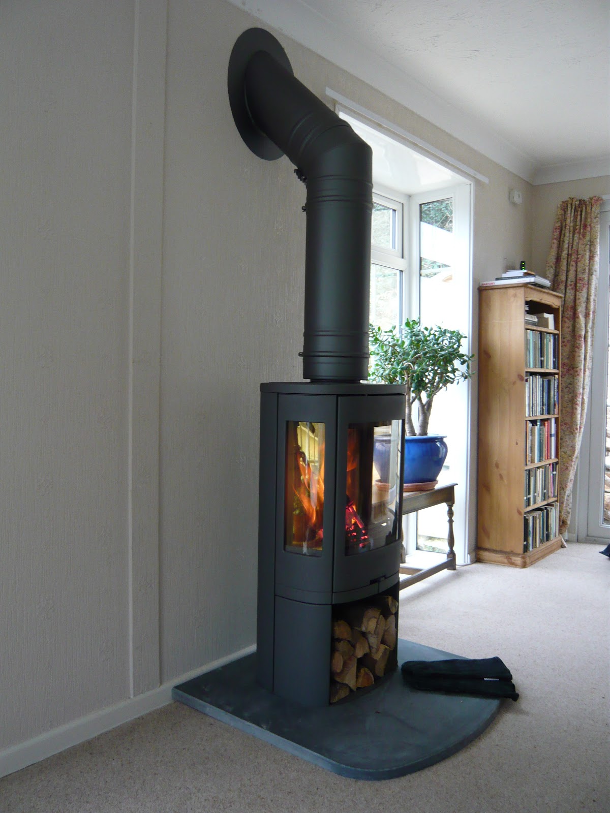 Redwood Stoves Ltd Cornwall: CONTURA 850 in Grey with cut Graphite ...
