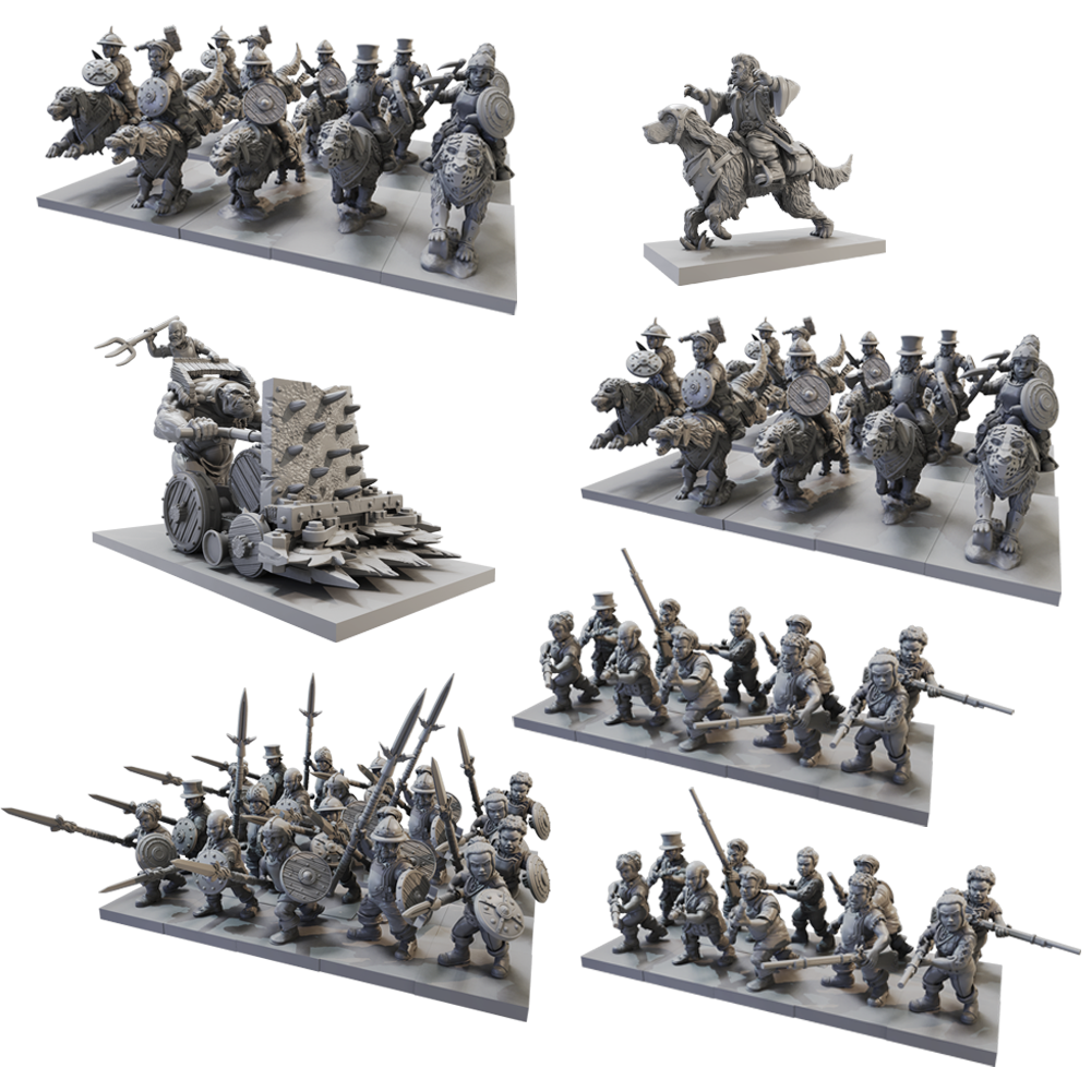 Wargame News and Terrain: Mantic Games: New Kings of War Halfling Army ...