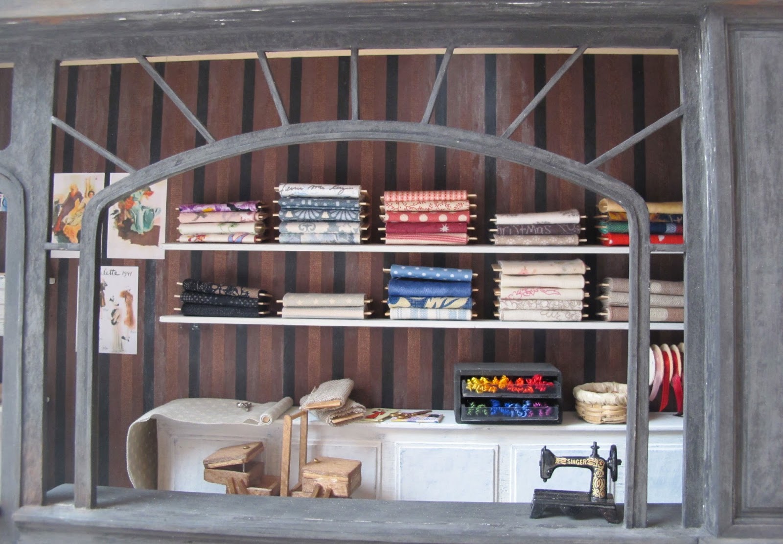 Miniatures Ladan: Mercerie "Au fIl du temps"