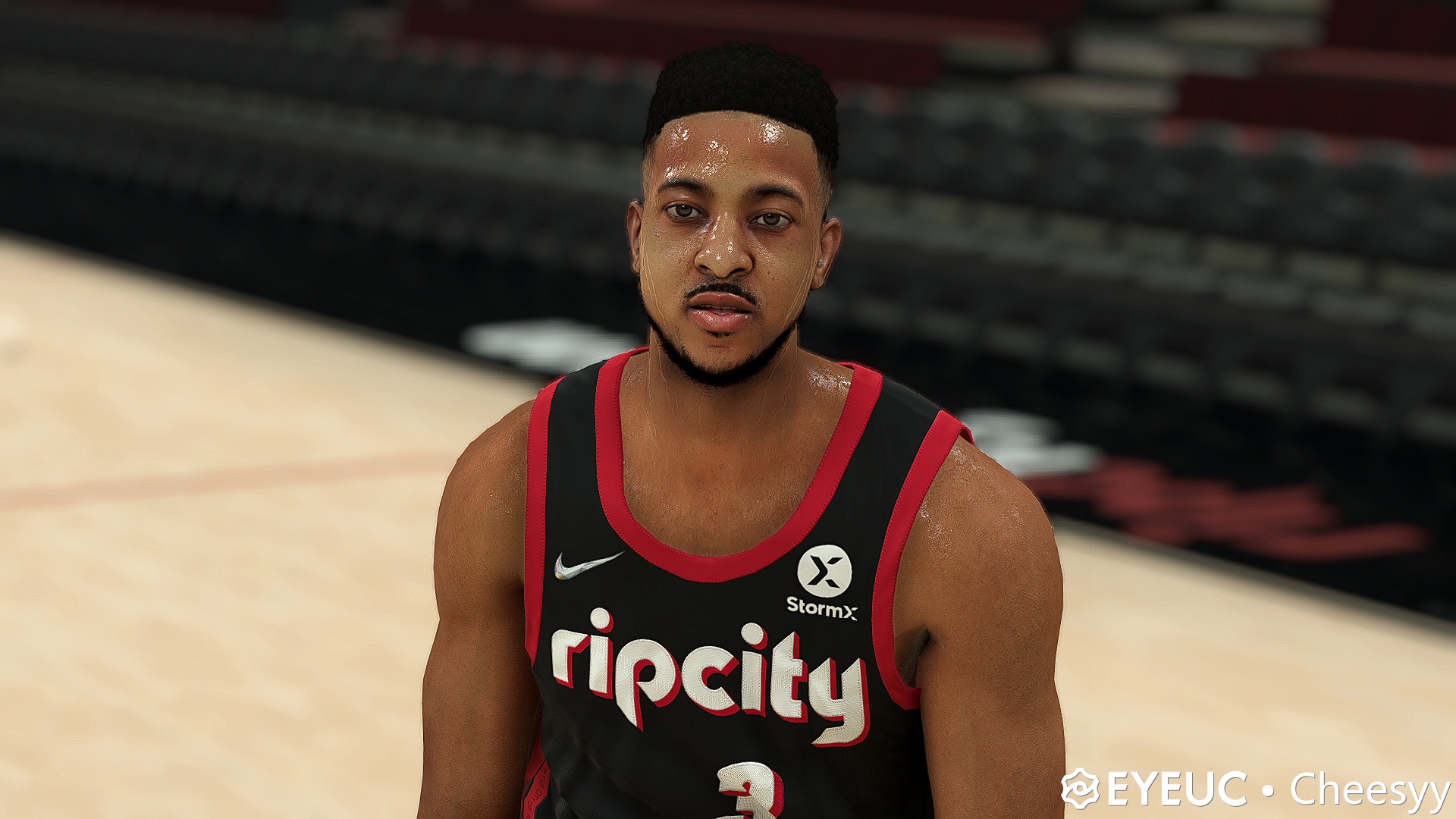 NBA 2K22 CJ McCollum Cyberface Update and Body Model by Cheesyy ...