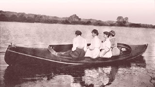 Wooden Canoes and More: Chestnut Canoe Co, motor canoe