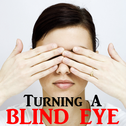 Living In Grace Blog: Turning a blind eye - Lent #19