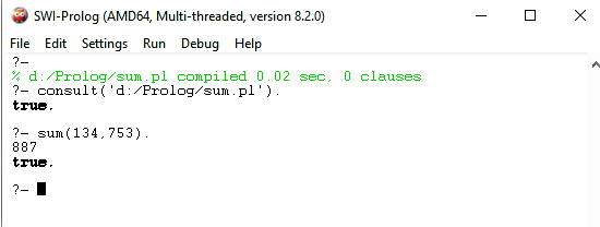Cs Assign Write A Prolog Program To Calculate The Sum Of Two Numbers
