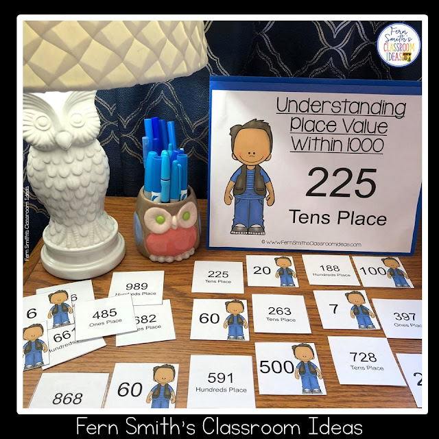 2nd Grade Go Math 2.5 Place Value to 1,000 Color By Numbers - Fern ...