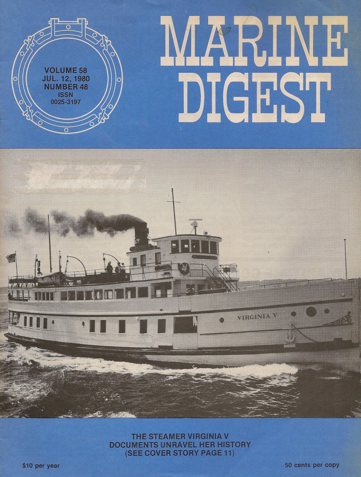 Saltwater People Log: 1922 THE BIRTH OF THE MARINE DIGEST