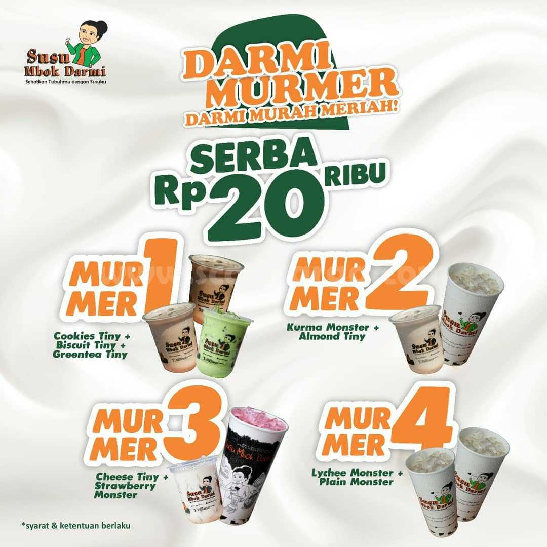 Promo Susu Mbok DARMI Paket MUMER Serba Rp. 20.000 - scanharga