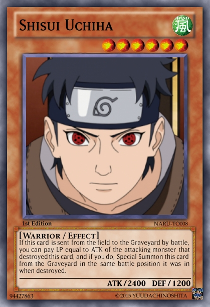 Fanmade Yu-Gi-Oh! card: [M] Shisui Uchiha