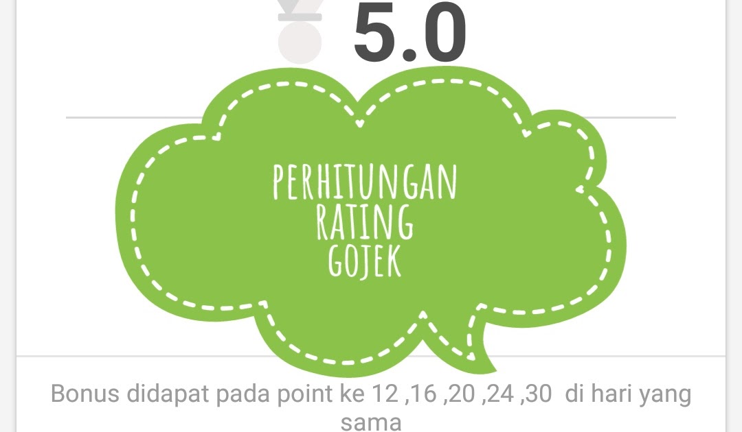 Cara Perhitungan Rating Bintang Go-Jek