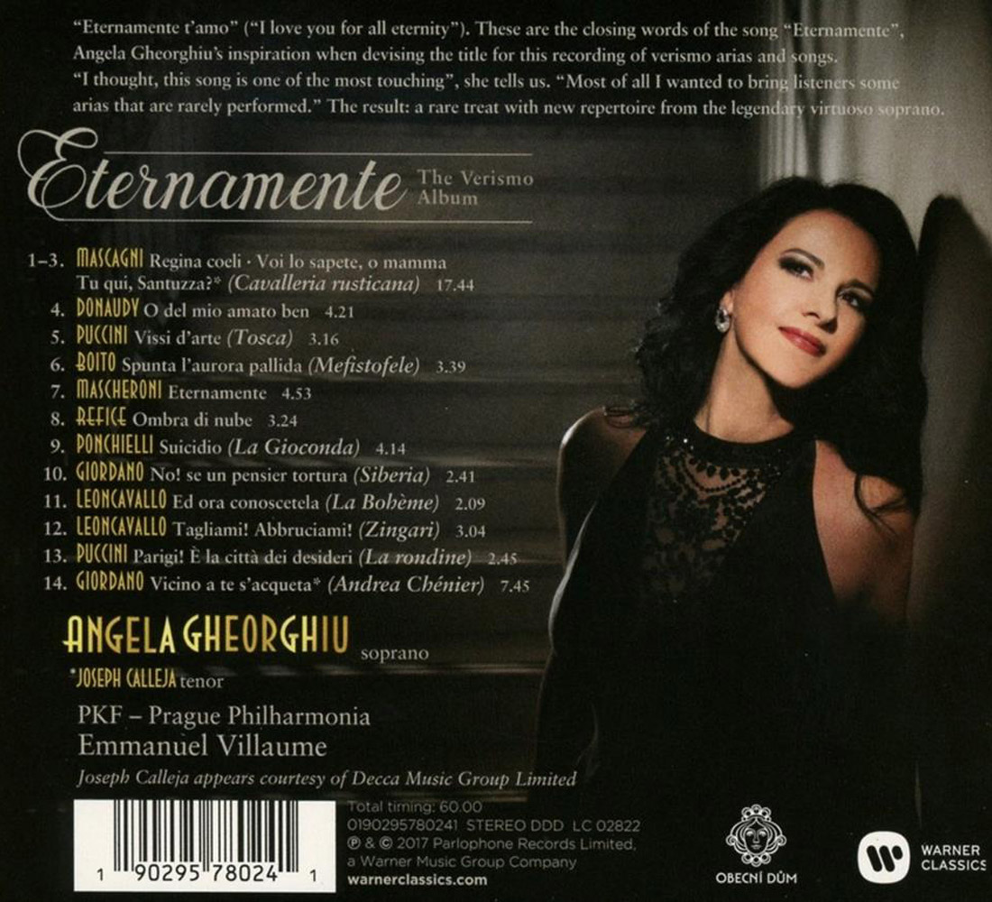 Le chant infini: Angela Gheorghiu - Eternamente The Verismo Album