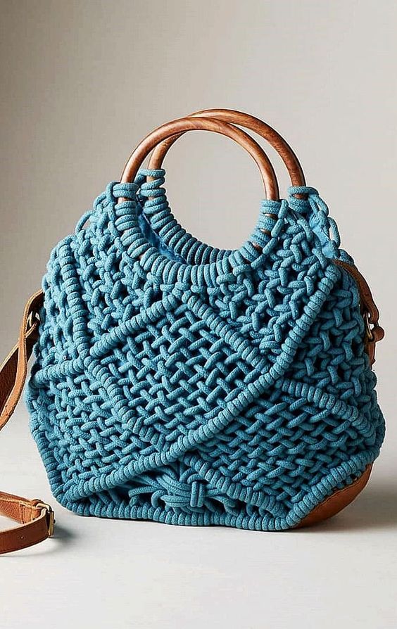 Curso : Aprende cómo hacer bolsos tejidos en macrame ~ Mimundomanual