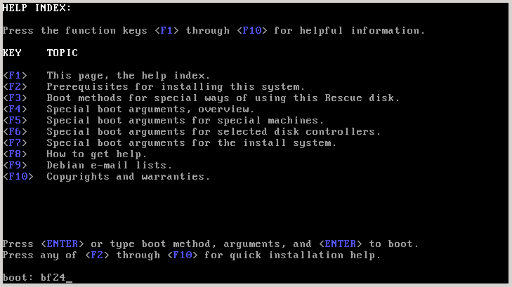 UsuarioDebian: Instalar Debian 3.0 "Woody"