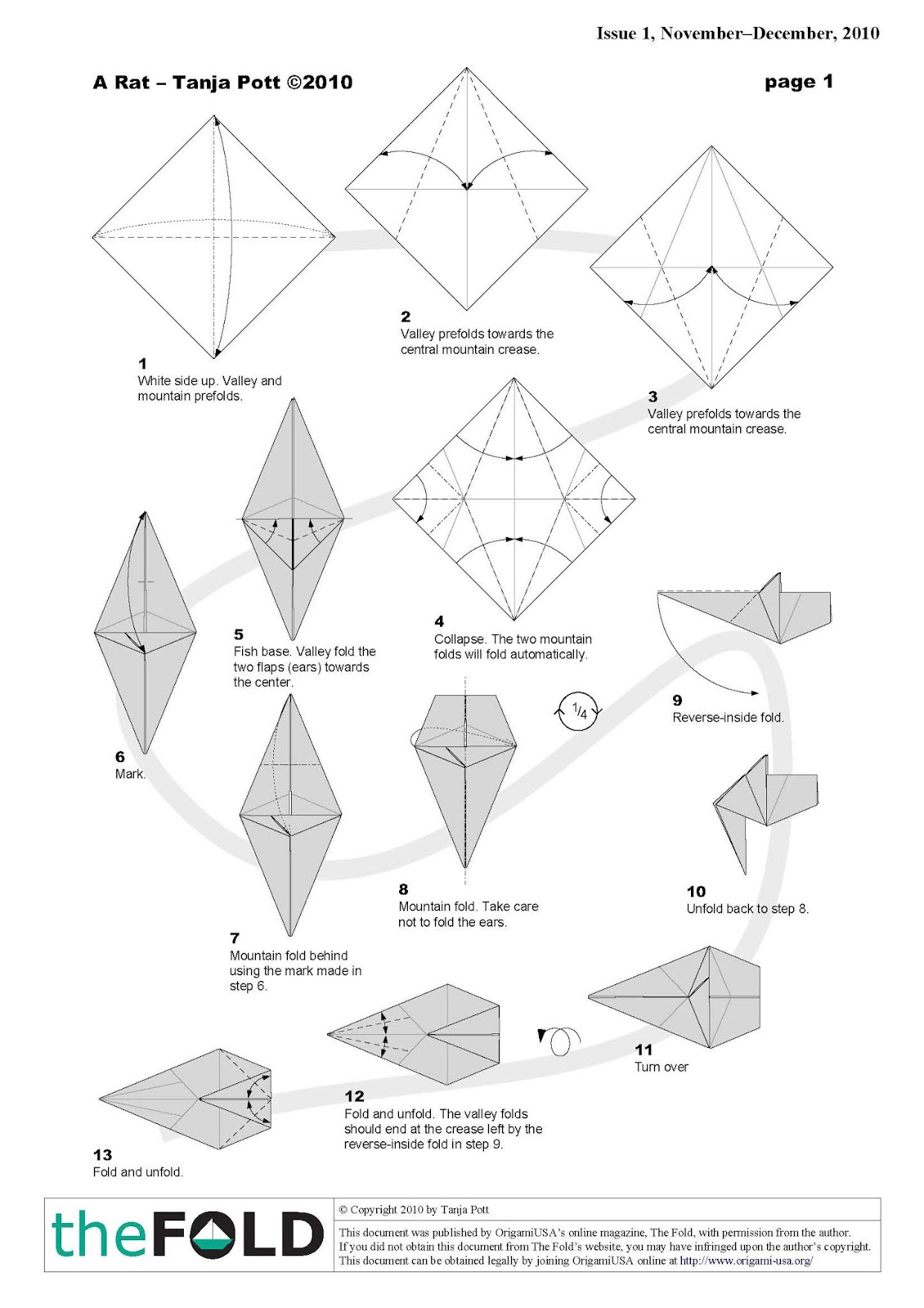 Origami The Fold Magazine 1 - Ruby Book Origami