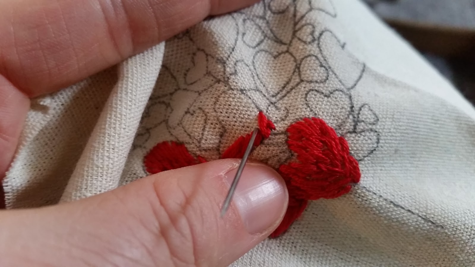 Broderi for større barn - Hjerte - HOBBYKUNST