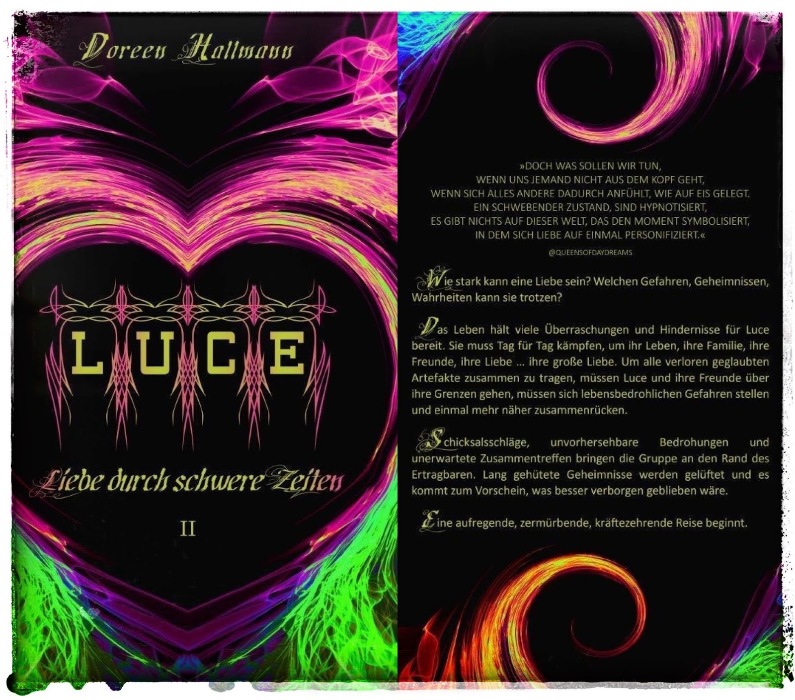 Wunderbar . . . im Norden: Ankündigung: LUCE Band 2: Liebe durch ... Wunderbar . . . im Norden: Ankündigung: LUCE Band 2: Liebe durch ...