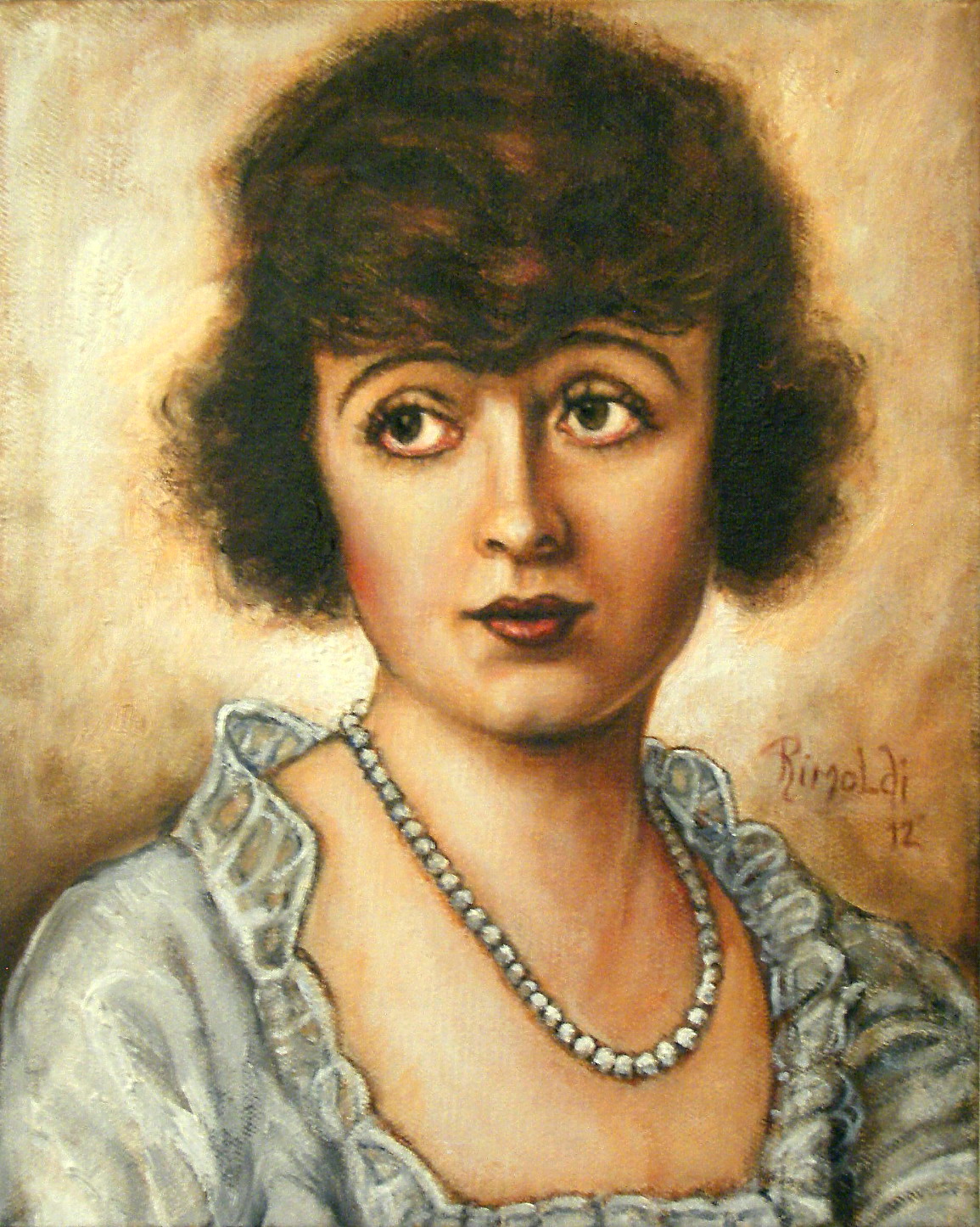 Paintings by Rimoldi: Mabel Normand 1920