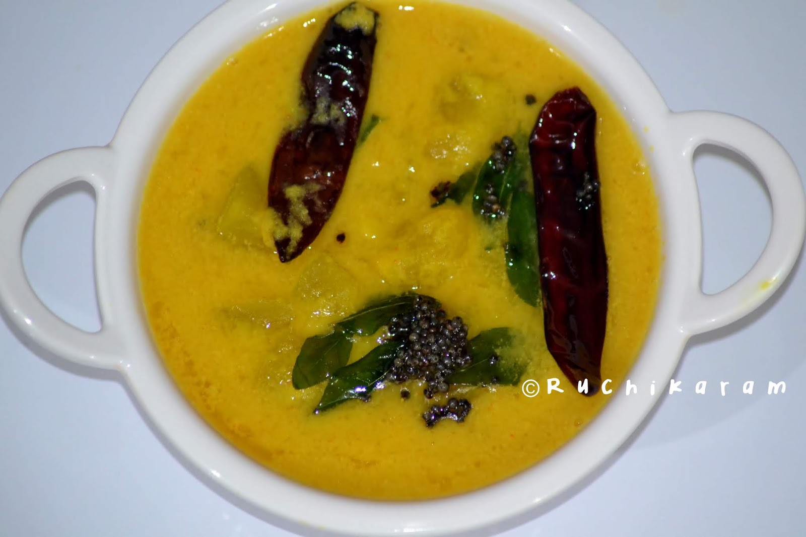 Ruchikaram: How to prepare Mathan Parippu Curry | Kerala Special ...