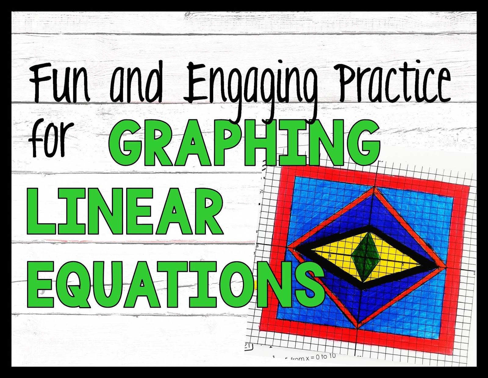 Fun Practice for Graphing Linear Equations - Make Sense of Math