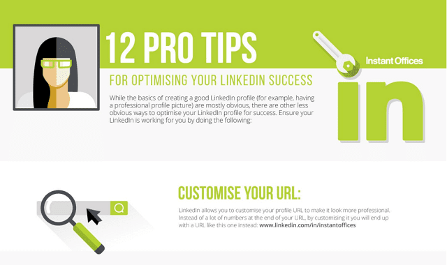 12 Pro Tips for Optimising Your Linkedin Success #Infographic - Visualistan