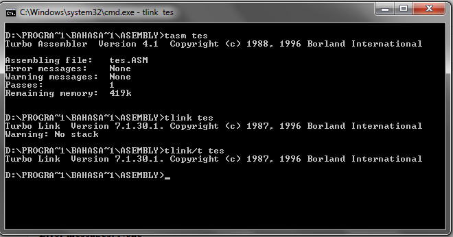Pemrograman Bahasa Assembly (Assembler):Pengertian dan Cara Mencetak ...