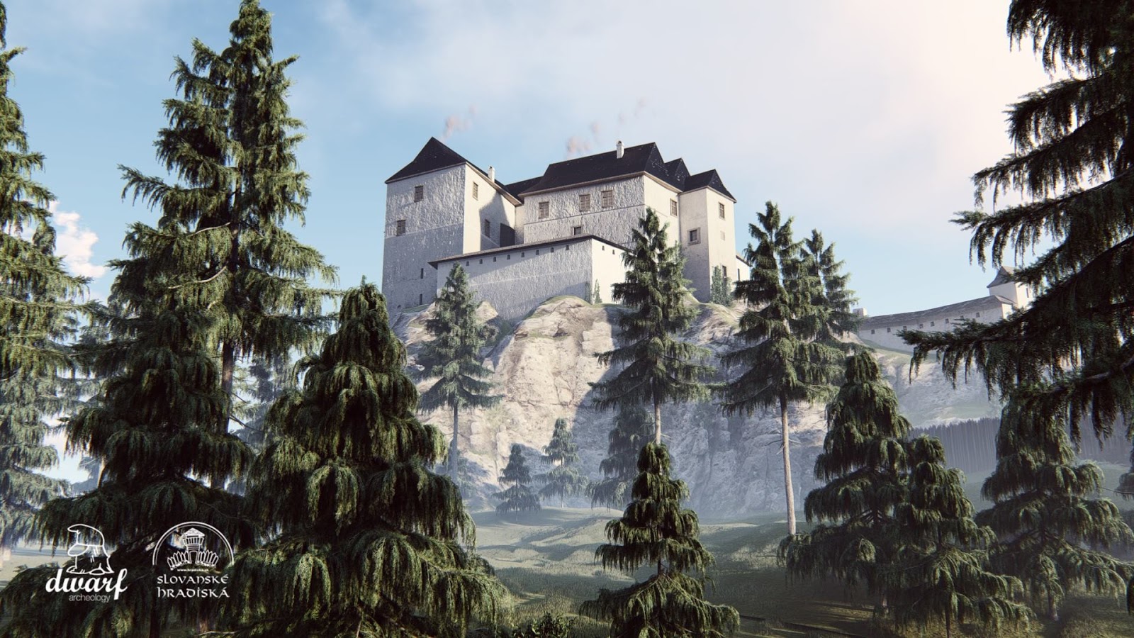 Slovanské Hradiská: Hrad Hričov 3D