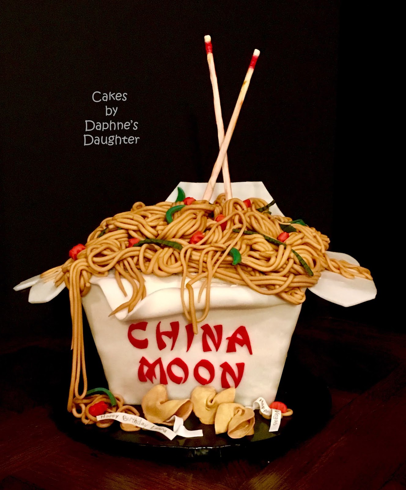 The Bake More: Chinese Take Out Box made out of Cake